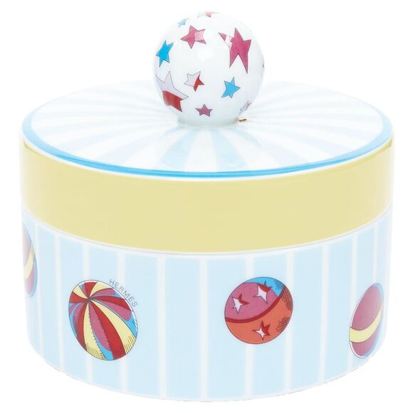 Hermès | Bags | Hermes Circus Round Box Star Balls Porcelain Container ...